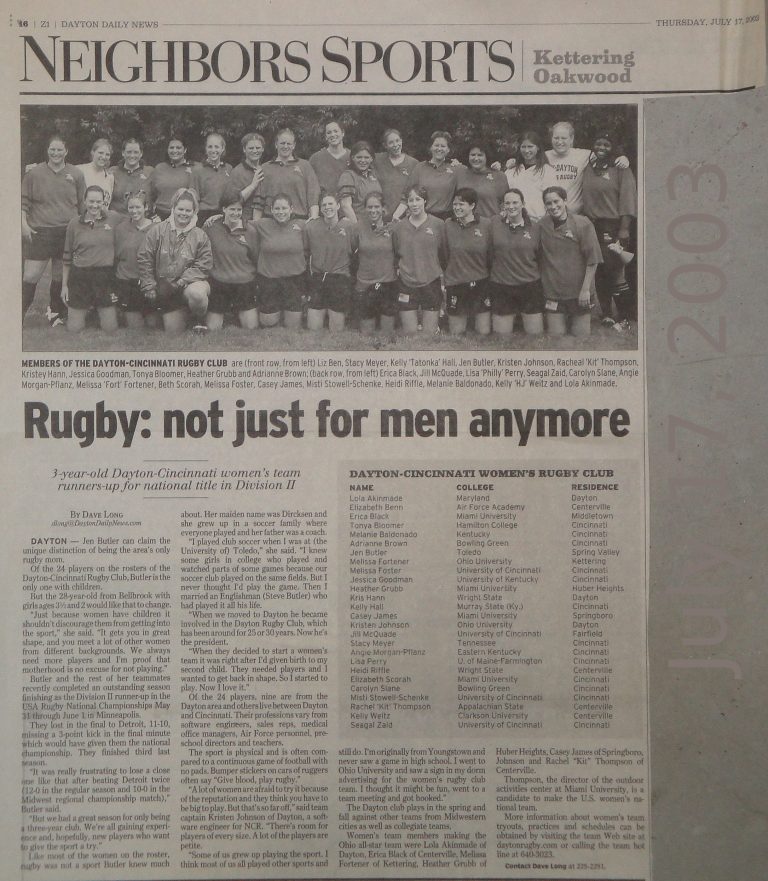 Women - Dayton Rugby